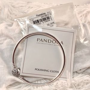 Pandora | Jewelry | Pandora Beauty And The Beast Bangle | Poshmark
